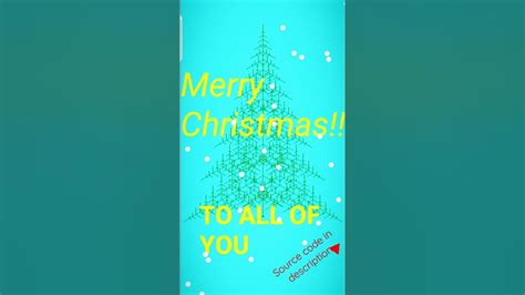 🌲merry Christmas🌲 Using Python Turtle Shorts Python Merrychristmas