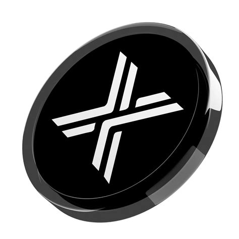 Immutable X Imx Glass Crypto Coin 3d Illustration 24092986 Png