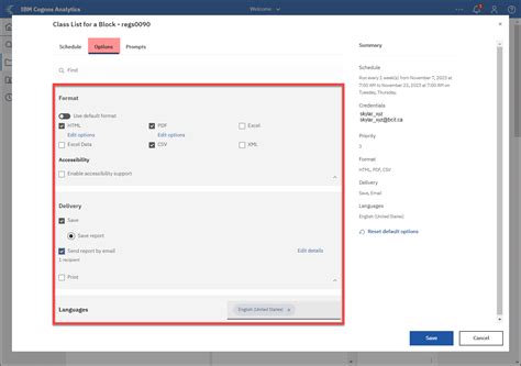 getting started with cognos analytics bcit