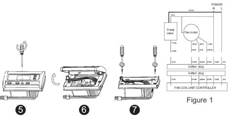 Midea Kjr 15b Wired Controller Fan Coil Unit Thermostat Installation And User Manual
