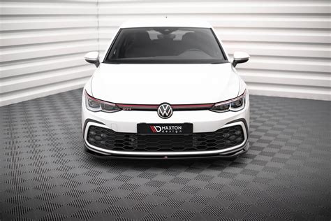 Front Splitter V 7 Volkswagen Golf Gti Gte R Line Mk8 Maxton Design Usa