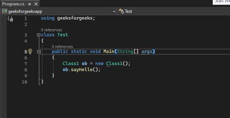 Creating And Using DLL Class Library In C GeeksforGeeks