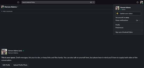 How To Update Your Slack Status