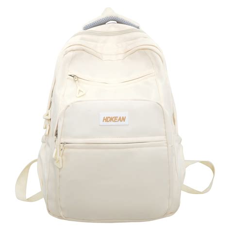 Jungdeepe Student Backpack With Shoulder Straps Simple Fresh Sweet And