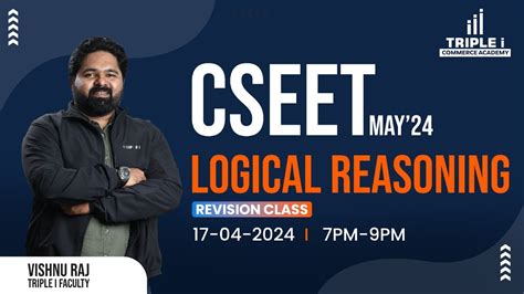 cseet may 24 revision class logical reasoning triple i youtube
