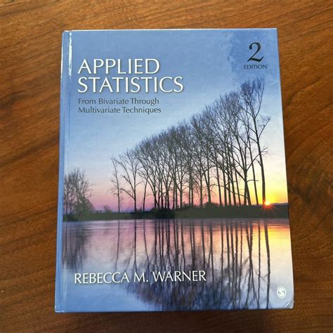 Applied Statistics By Rebecca M Warner