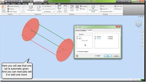 3d Solid Modelling Videos Autodesk Inventor 2010 Loft Tool Understanding A Bit More