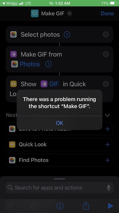 Very Basic  Shortcut Seems Hit Or Miss I Keep Getting This Pop Up But Then If I Reboot My