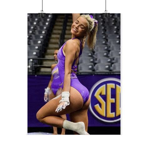 Olivia Livvy Dunne Premium Poster LSU Gymnast Etsy