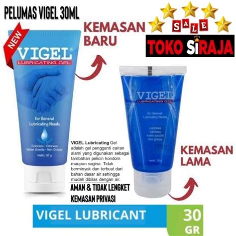 Jual Vigel Lubricating Gel 30 Gram Pelumas Dewasa Vigel 30 G Shopee Indonesia