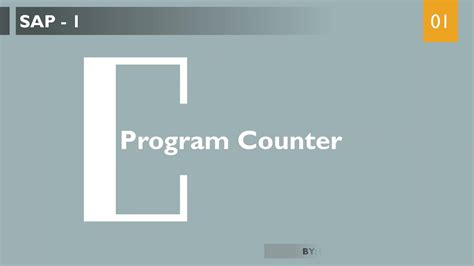 Sap 1 Program Counter Youtube
