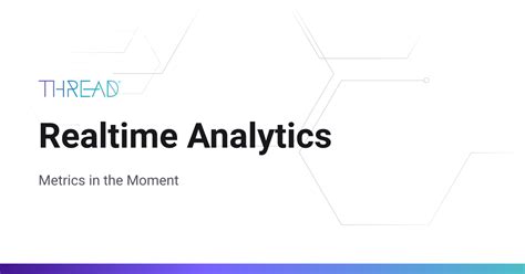Realtime Analytics Thread