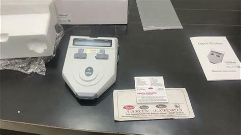 How To Use E Digital Pd Pupilometer For Eye Testing Measuring Pupil Working Setting Using By