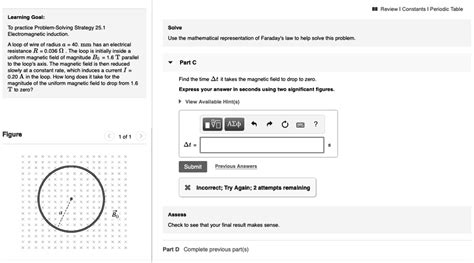 Solved Review Constants Periodic Table Lcarning Goal To Practice