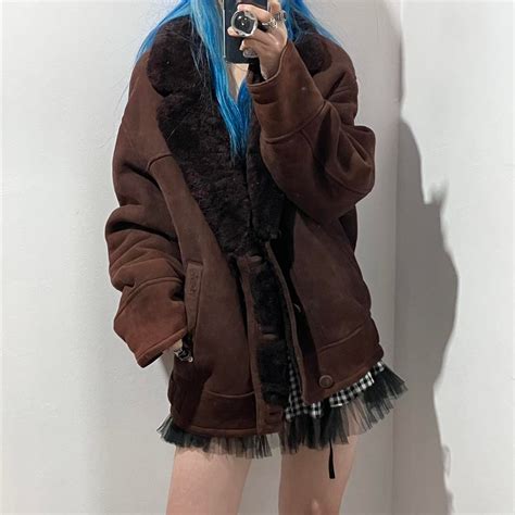 입생로랑 아카이브 스웨이드 무스탕 헬로마켓