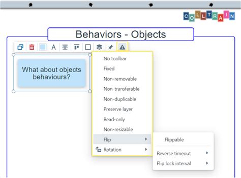 Object Behaviours Colltrain Docs