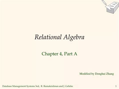 Ppt Relational Algebra Powerpoint Presentation Free Download Id 754414