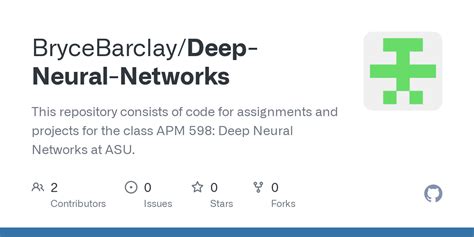 GitHub BryceBarclay Deep Neural Networks This Repository Consists Of Code For Assignments And