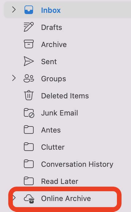 Microsoft Email Archiving