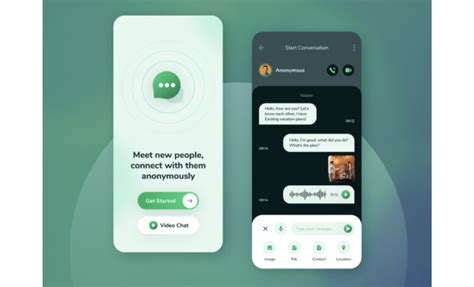 Anonymous Communication App Concept Design Analysis DesignRush