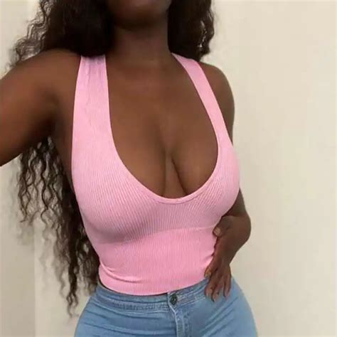 Girls In Low Cut Tanks