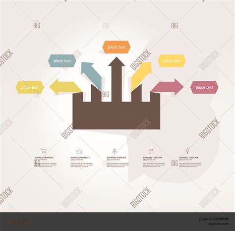 Arrow Template Vector Photo Free Trial Bigstock