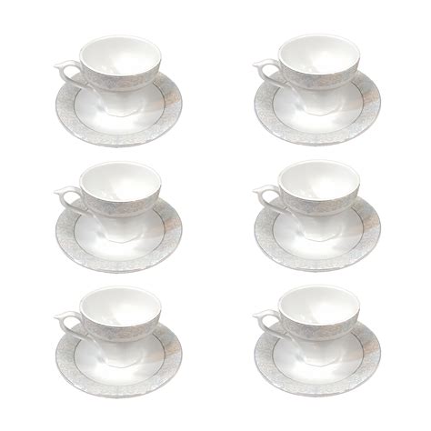 قیمت و مشخصات سرویس چای خوری 12 پارچه چینی مقصود مدل ترنم کد 754 زیراکو