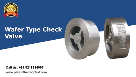 Wafer Type Check Valve Petron Thermoplast