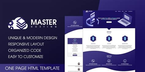 masterhosting web hosting html template by kasperzi codester