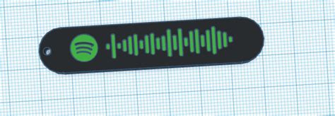 Stl File Spotify Keychain・template To Download And 3d Print・cults