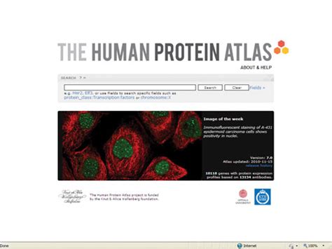 Protein Atlas Expression Atlas