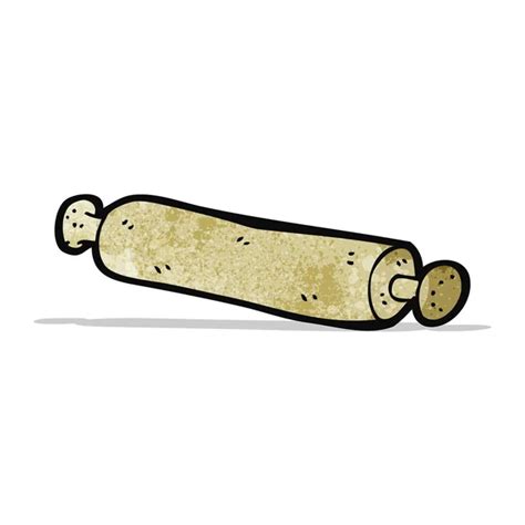 Cartoon Rolling Pin Stock Vector Image By Lineartestpilot