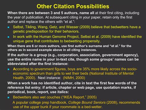 Citation And Referencing In Research Work PPSX Science
