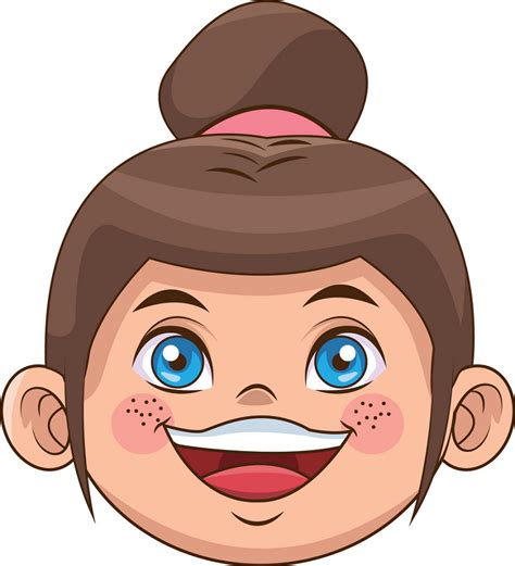 Girl Happy Face Clipart Clipartworld