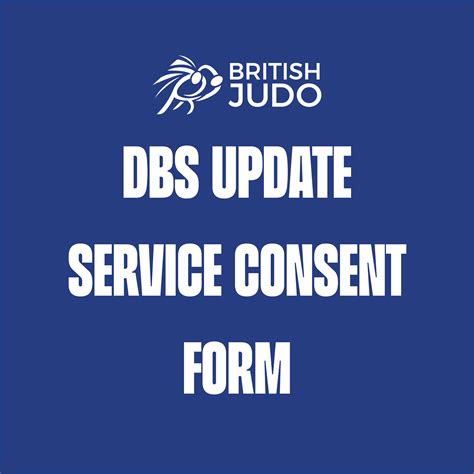 Dbs Update Service Consent Form British Judo Association