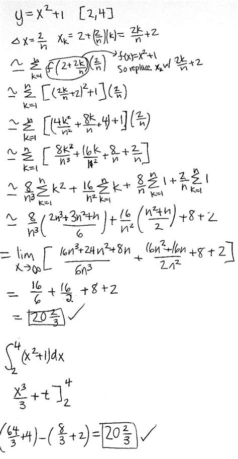 Use Of Riemann Sum The Definite Integral And Applications