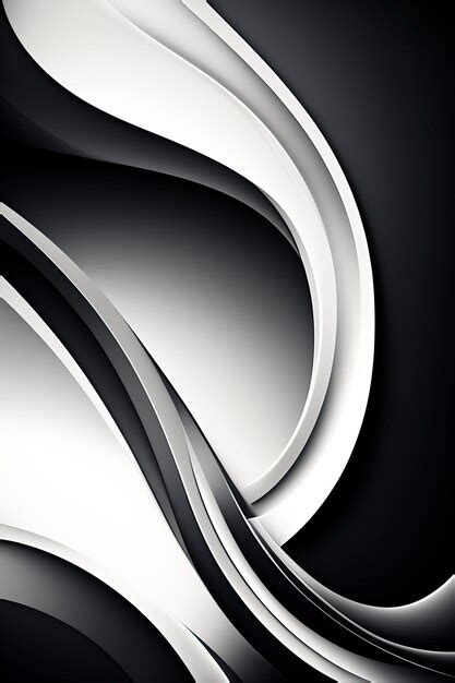 Premium Ai Image Abstract Monochrome Design Background