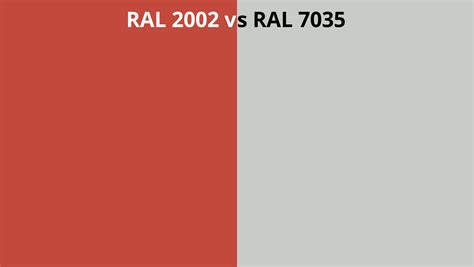 Ral 2002 Vs 7035 Ral Colour Chart Uk