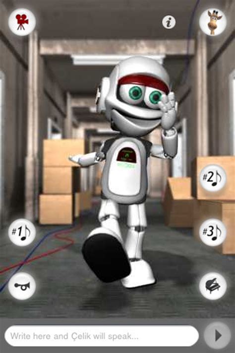 Talking Roby Celik The Robot Para Iphone Download