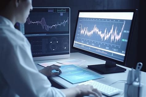 Premium Photo Healthcare And Medical Insurance Business Virtual Graph And Doctor Analyzing