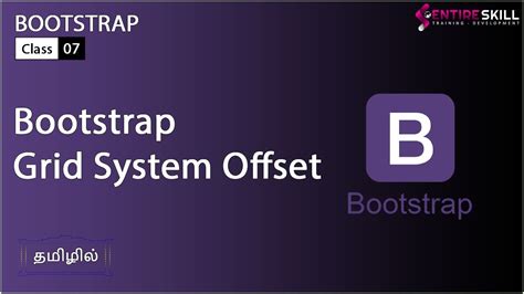 Bootstrap Framework Grid System Offset In Tamil Bootstrap Master Course Entire Skill Youtube