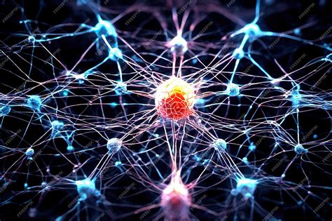 premium ai image neural network visualization