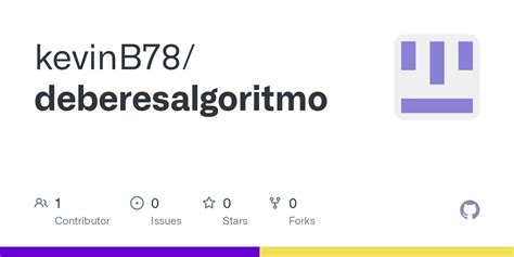 Deberesalgoritmo Ejercicios Pseint Psc At Main KevinB Deberesalgoritmo GitHub