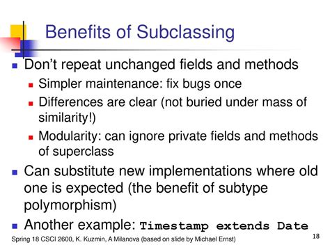 Subtype Polymorphism Subtyping Vs Ppt Download