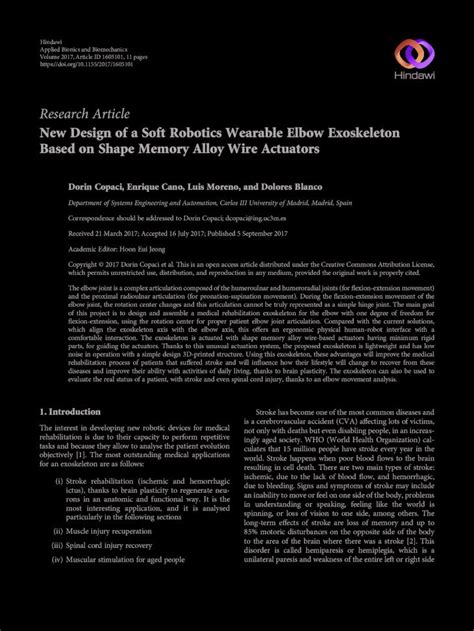 Pdf New Design Of A Soft Robotics Wearable Elbow Exoskeleton