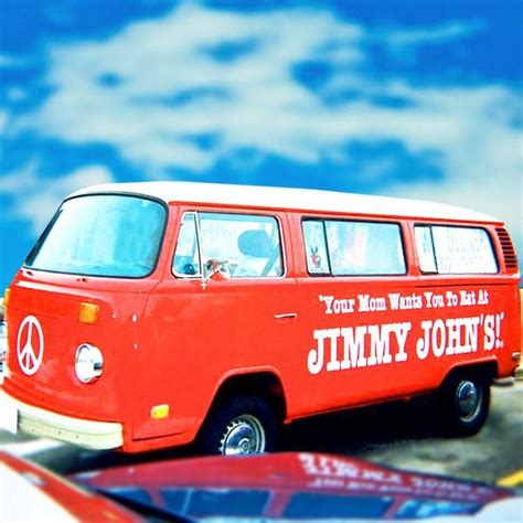 Throw Back Old Jimmy Johns Delivery Van Jimmy Johns Van Hippie Van