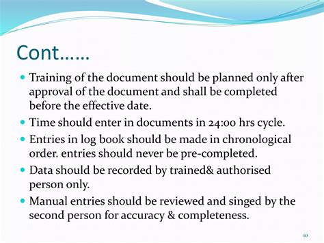 Good Documentation Practice Pptx