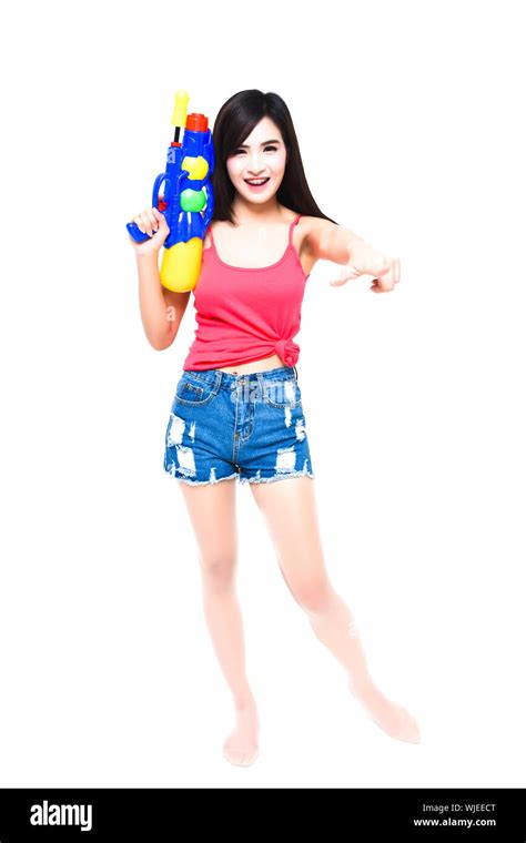 Hand Holding Pointing Toy Gun Cut Out Stock Images And Pictures Alamy