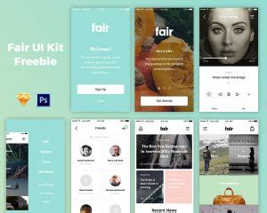 Free Mobile Ui Kits For App Designer Onaircode