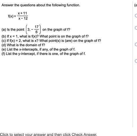 Solved Answer The Questions About The Following Function X Chegg Com